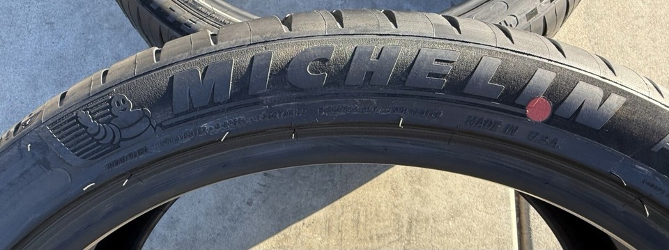 TWO 265/35ZR21 Michelin Pilot Sport 4S T1 Tesla Model S Acoustic Tires ...
