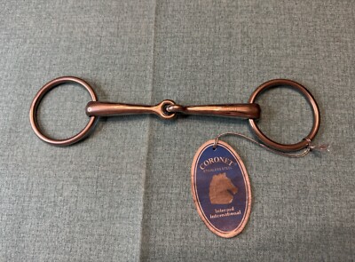 NEW Coronet 5 1/4” Loose Ring Solid Snaffle | eBay