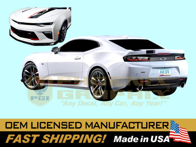 2016 Camaro Sixth 6th Generation Performance Package LT RS SS Decals ...