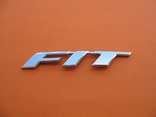 09 10 11 12 13 14 HONDA FIT REAR TRUNK LID CHROME EMBLEM LOGO BADGE ...