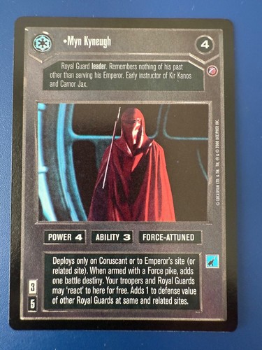 Star Wars CCG (Death Star II, Limited): Myn Kyneugh | eBay.de