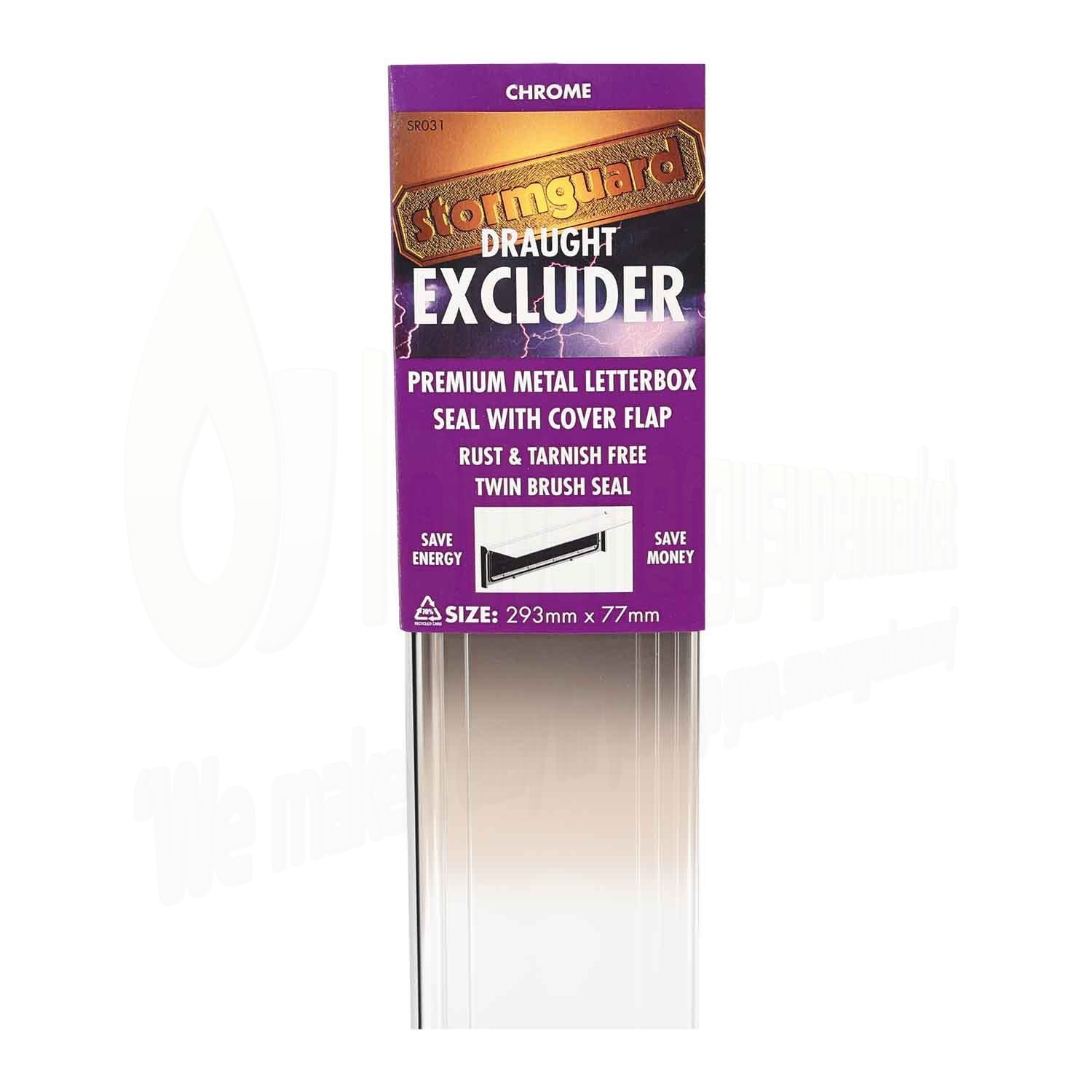 Letterbox Draught Excluder Seal Brush Flap Letter Box Metal Weather ...