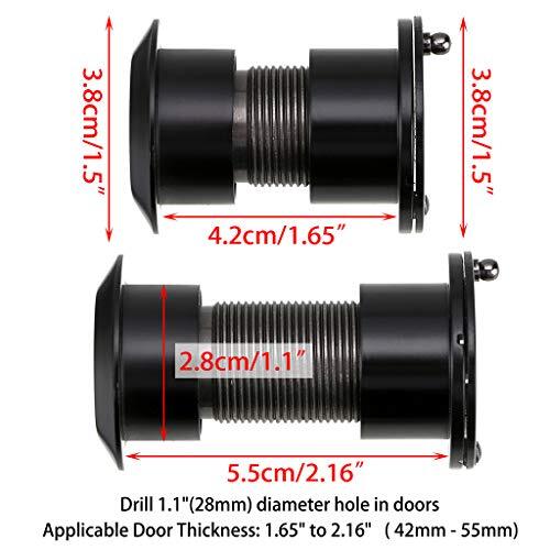 Large Door Viewer 220degree With Heavy Duty Rotating Privacy Cover ...