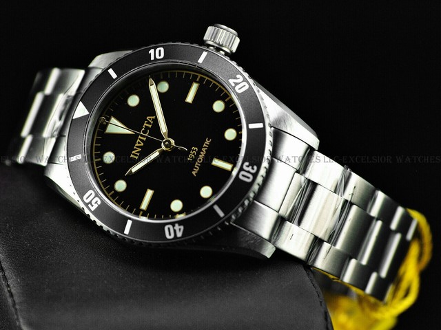 Invicta 40mm Pro Diver 1953 Automatic Stainless Steel Bracelet Watch ...