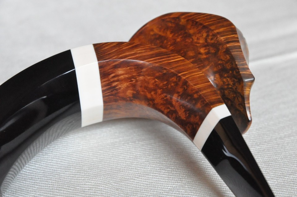 Hiroyuki Tokutomi Pipe - Cavalier Mushroom Hiro Grade Bo Nordh Briar ...