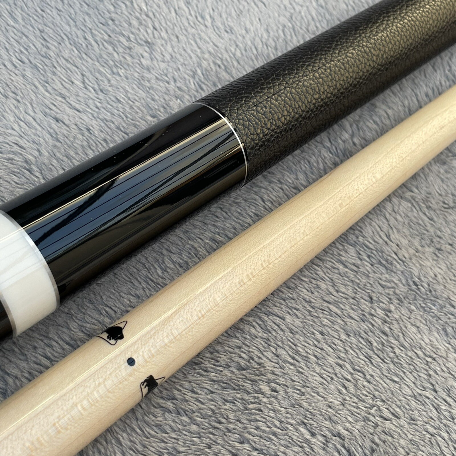 Poolqueue Pool Billard Queue Cue Kö 20 OZ 2 tlg Schwarz Weiss Lederband Billard | eBay.de