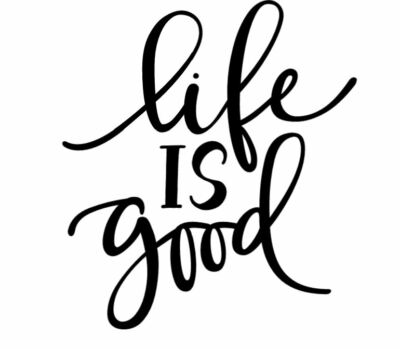 LIFE IS GOOD Custom Vinyl Decal Sticker For Tumbler Hydro Car Truck ...
