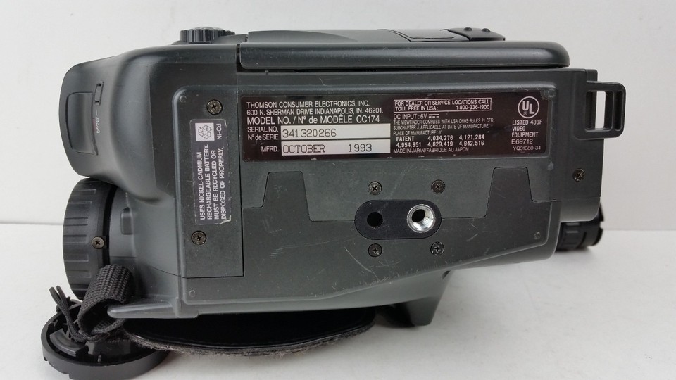 Vintage RCA Small Wonder camcorder Model CC174 | eBay