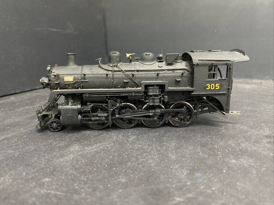 Vintage United Models HO Brass Virginian #305 2-8-0 steam locomotive NM ...