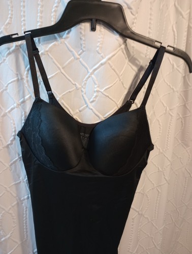 SPANX Assets Red Hot Label by Luxe & Lean Firm Control Lace Slip Black ...