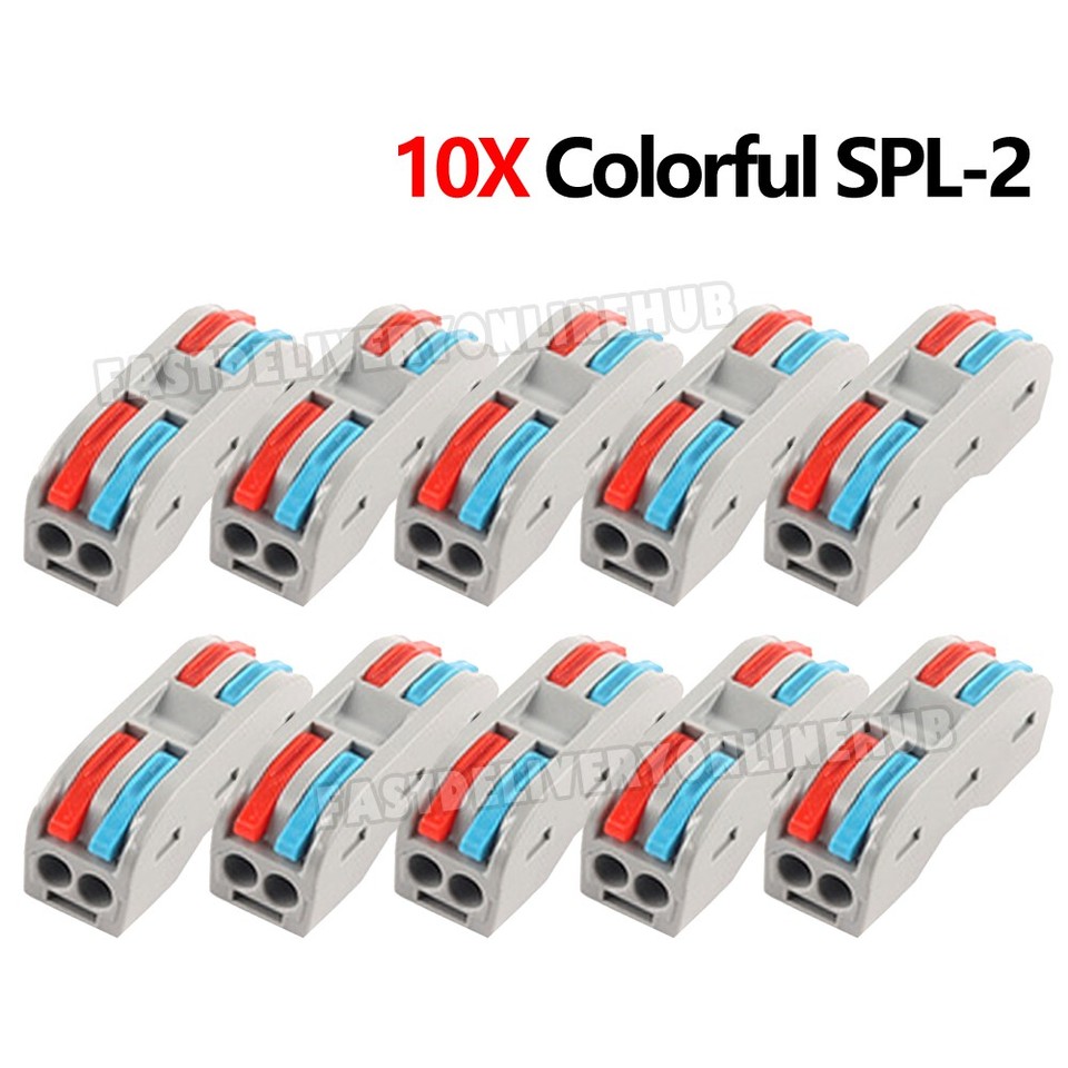 Terminal Lever Nut Electrical Wire Conductor Block Line Clamp Cable ...