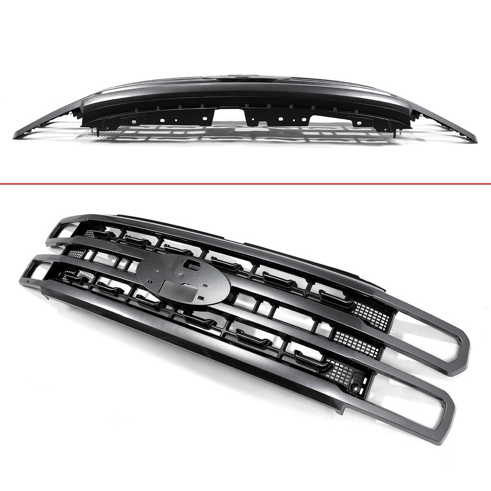 Front Grille Carbonized Gray For 2023+ Ford F250 F350 Platinum PC3B ...