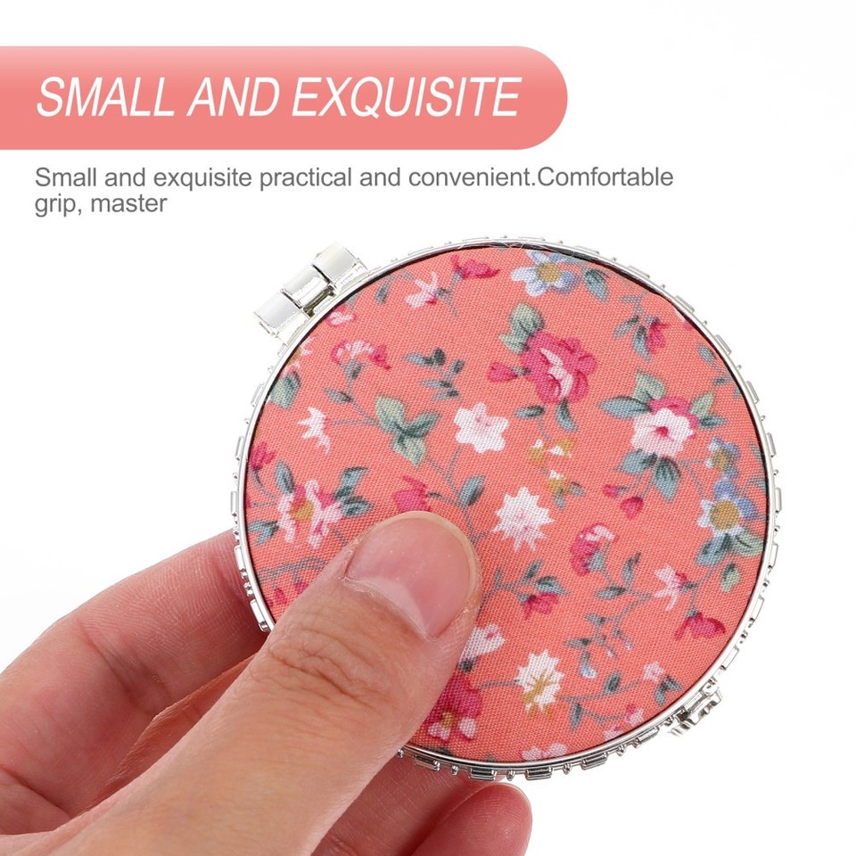 4 Pcs Mini Compact Mirror Pocket Makeup Compacts Mirrors for Women ...