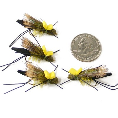 Beaverhead River Long Tail Squalla Stonefly Fly Fishing Dry Fly 4 Flies ...