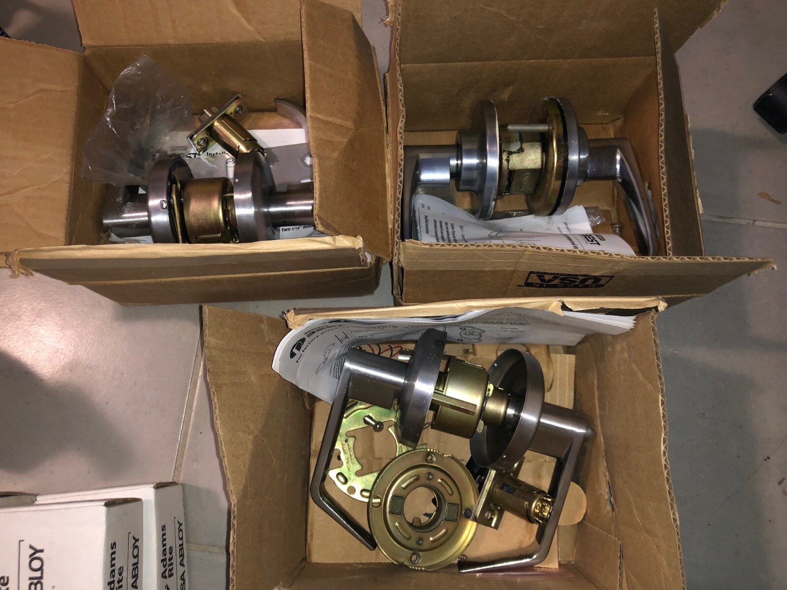 LOT of 3 Stanley Security Best for 93K-95k Cylindrical Locks Classroom ...