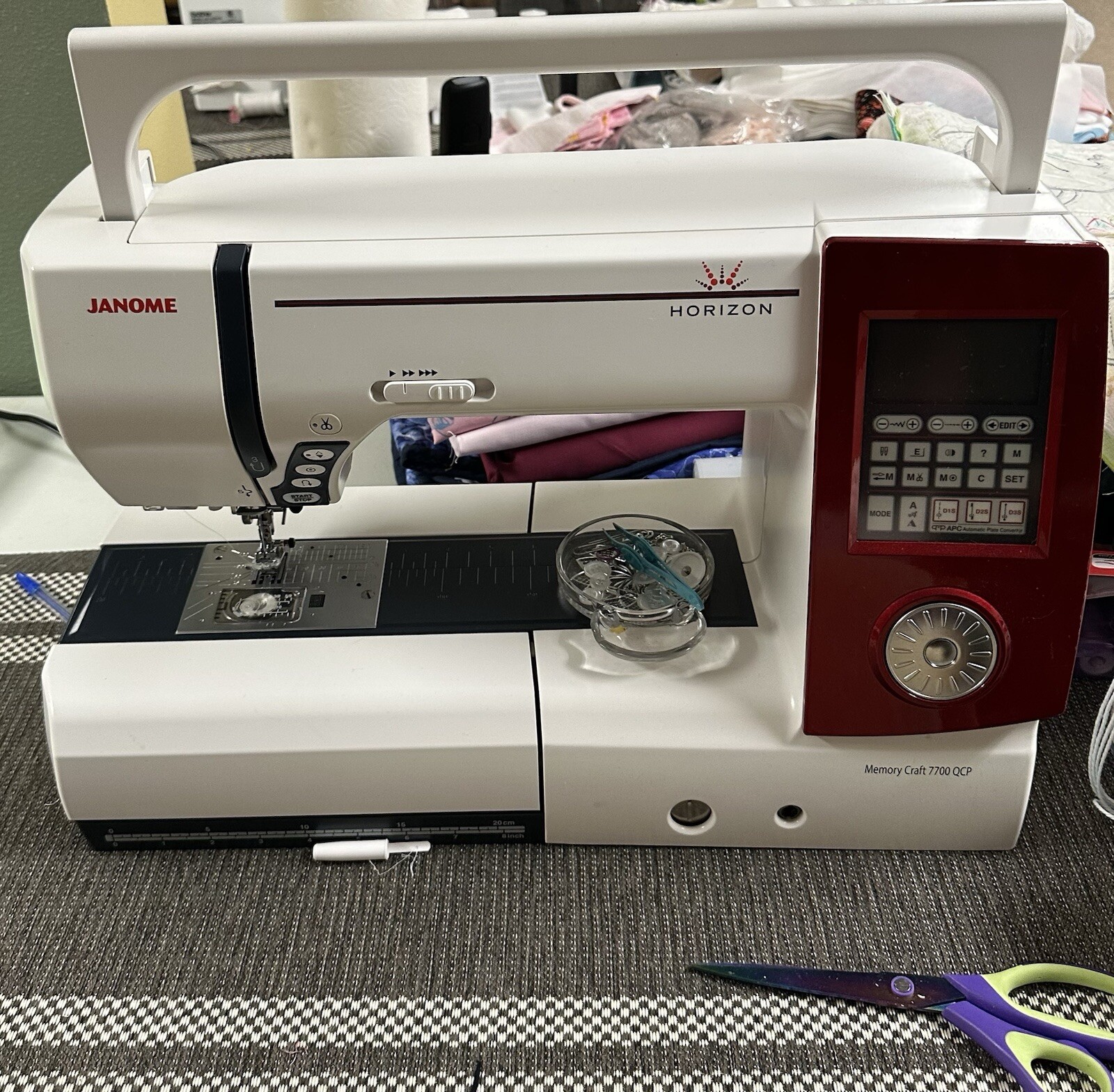 Janome Memory Craft Horizon 7700 QCP Computerized Sewing Machine | eBay