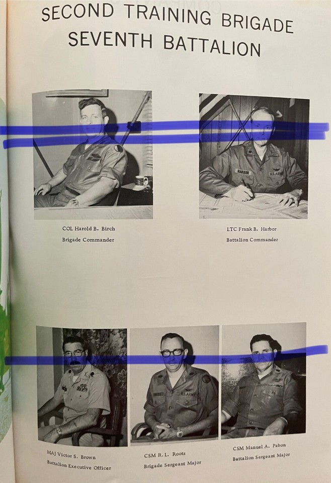 1975 U.S. ARMY BASIC SCHOOL YEARBOOK, CO. C 7TH BN 2ND BGDE, FORT ...