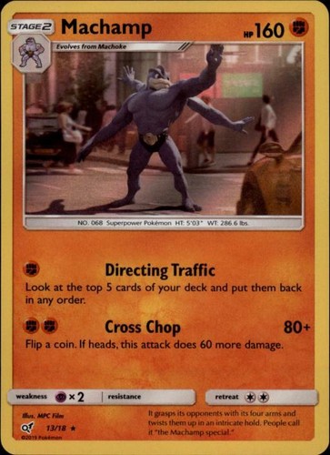 2x (DEPI-013) Machamp RARE HOLOFOIL Pokemon Detective Pikachu Card # 13 ...