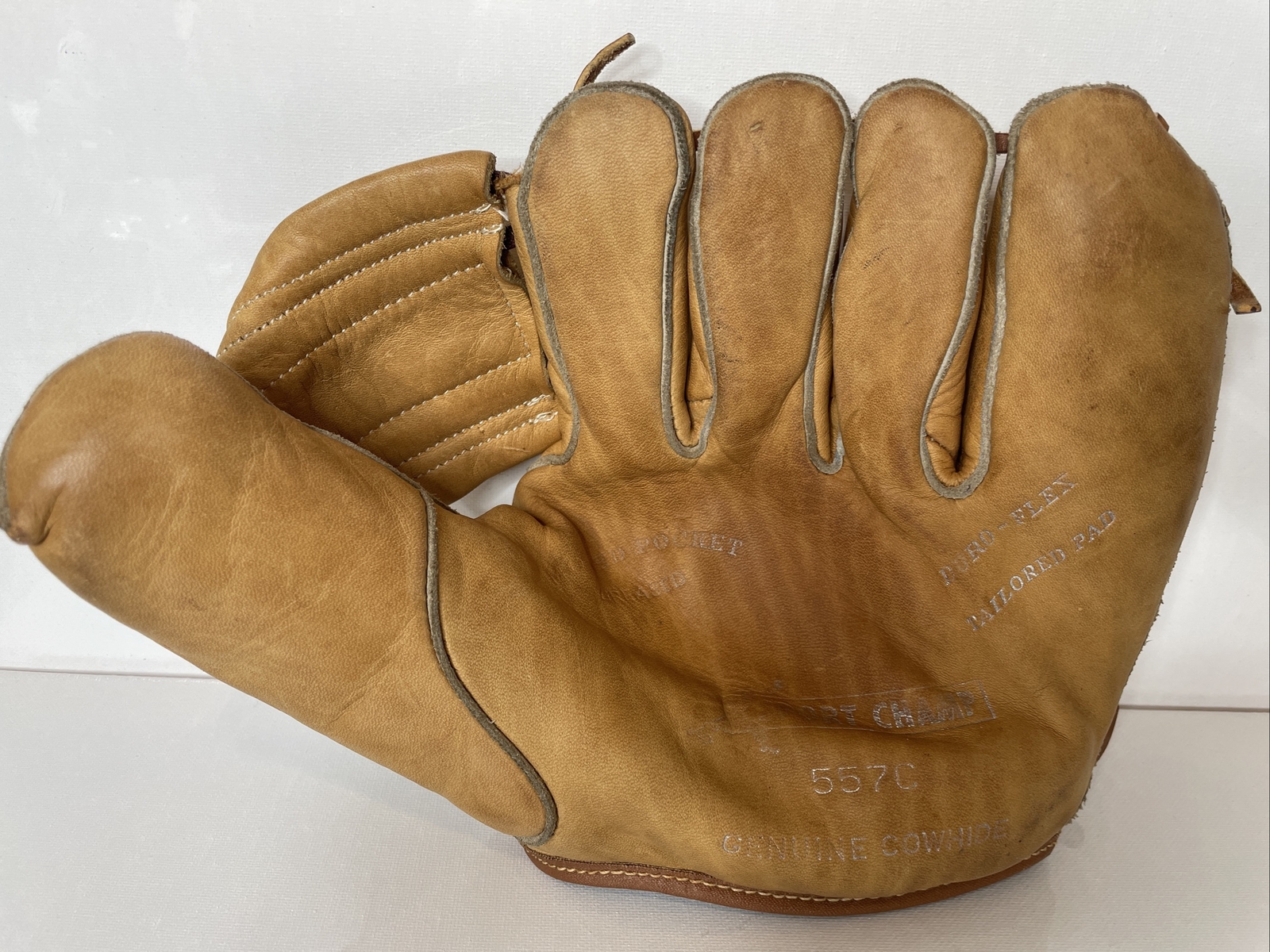 RARE Vintage Tailored Pad Genuine Cowhide Baseball Glove | eBay