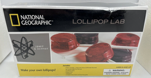 National Geographic Lollipop Lab Kit Make Your Lollipops NEW Sealed ...