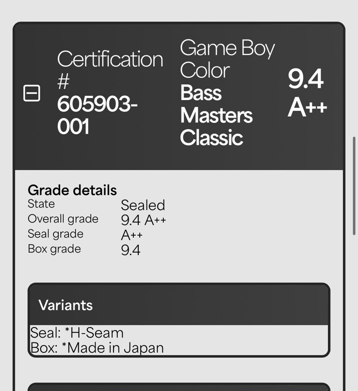 Bass Master Classic & Zebco Fishing GBC Nintendo Game Boy Color WATA ...