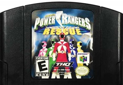 Power Rangers Lightspeed Rescue Nintendo 64 N64 OEM Official Original ...
