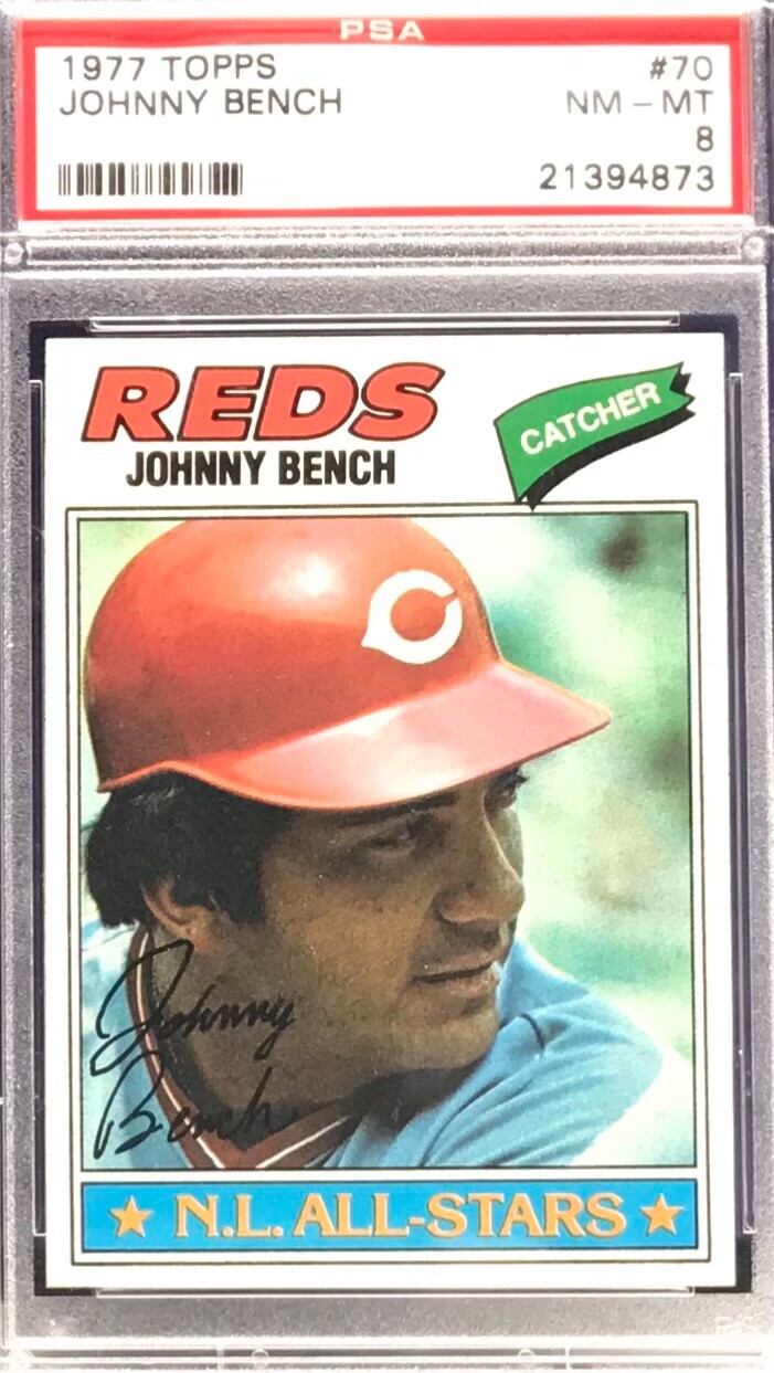 1977 Topps Johnny Bench #70 PSA 8 Centered | eBay