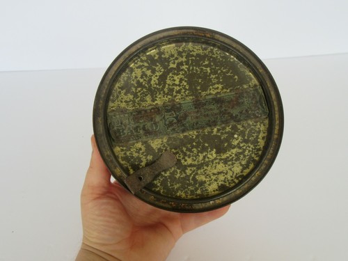 Vintage Round Model Tobacco Tin, Tax Stamp (Good Condition) | eBay
