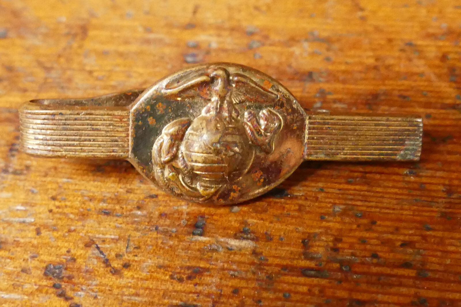 Vintage USMC EGA Eagle Globe Anchor Gold Tone Military Tie Clip by ...