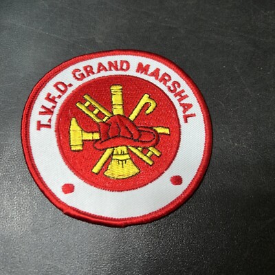 Vintage Obsolete Fire Department Patch Louisiana TVFD Grand Marshal | eBay