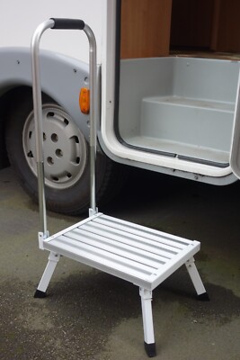 Super Stable Extra Large Platform Motorhome Caravan Step with Support ...