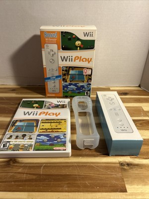 Wii Play Nintendo Wii Game Big Box W/ Bonus Wii Remote Controller | eBay