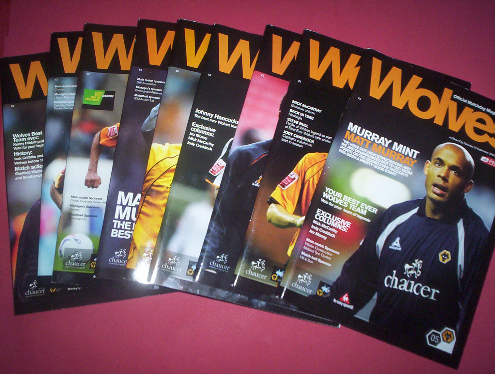 2006/07 - WOLVES HOME PROGRAMMES CHOOSE FROM LIST (2007) WOLVERHAMPTON ...