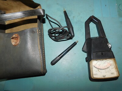tif Amprobe Volts & Amps Meter Clamp Meter w/Case - Vintage Electronics ...
