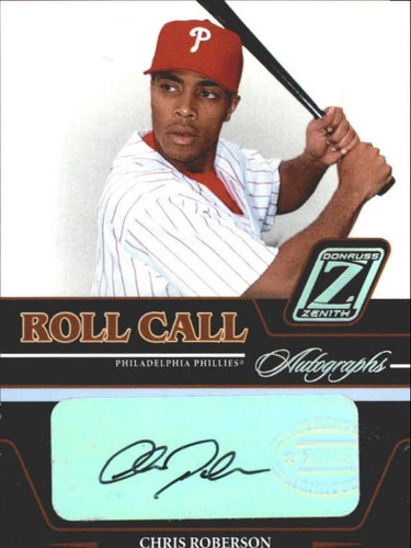 2005 (PHILLIES) Zenith Roll Call Autographs #15 Chris Roberson | eBay