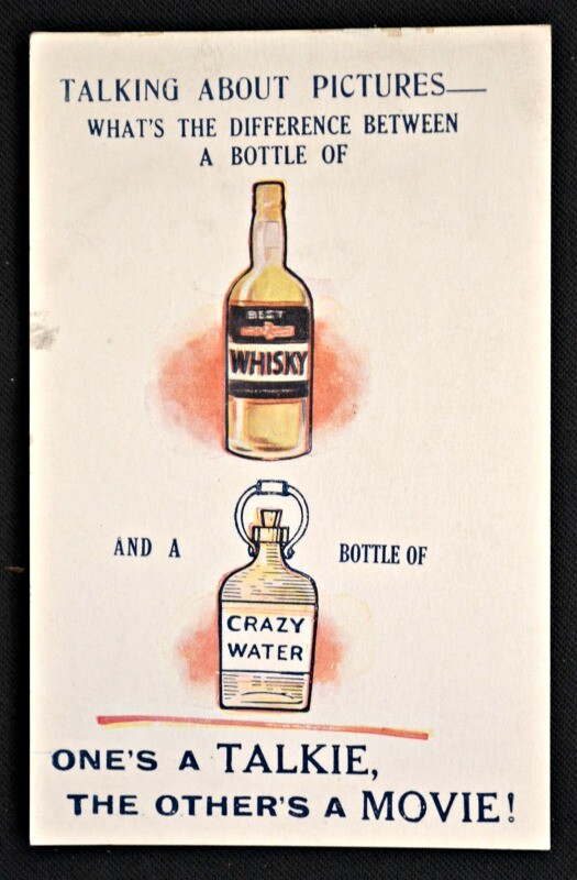 Driking Alcohol comic Postcard PC Circa 1920s Bamforth # 2063 Movie ...