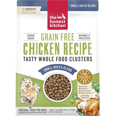 THE HONEST KITCHEN DOG CLUSTERS SMALL BREED GRAIN FREE CHICKEN Recipe ...
