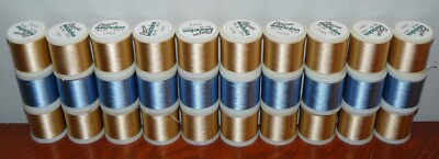 Lot of 30 Spools Madeira Rayon Embroidery Thread #30 Blue 1028 Beige ...