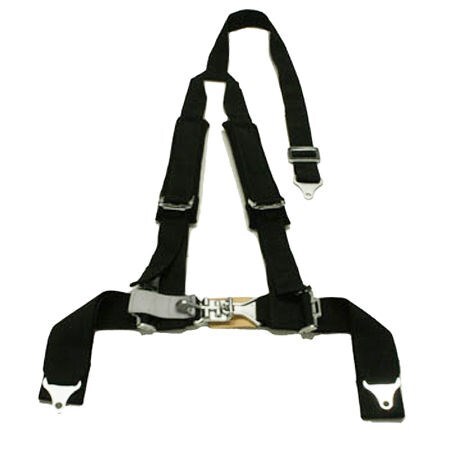 2 Sand Car Rail Tiger 4 Point Y Harness Seat Belts Sewn In 2"x3" w ...
