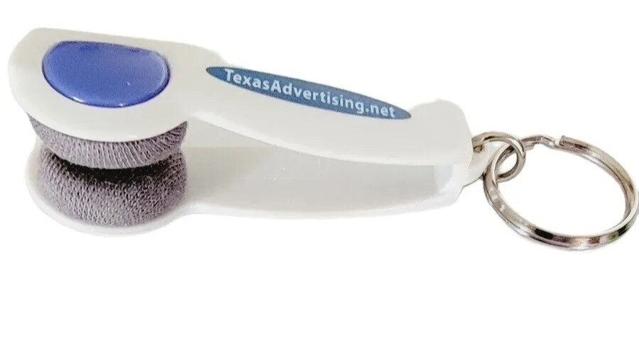 Eyeglass Cleaner Texas Advertising Keychain Vintage Marketing ...