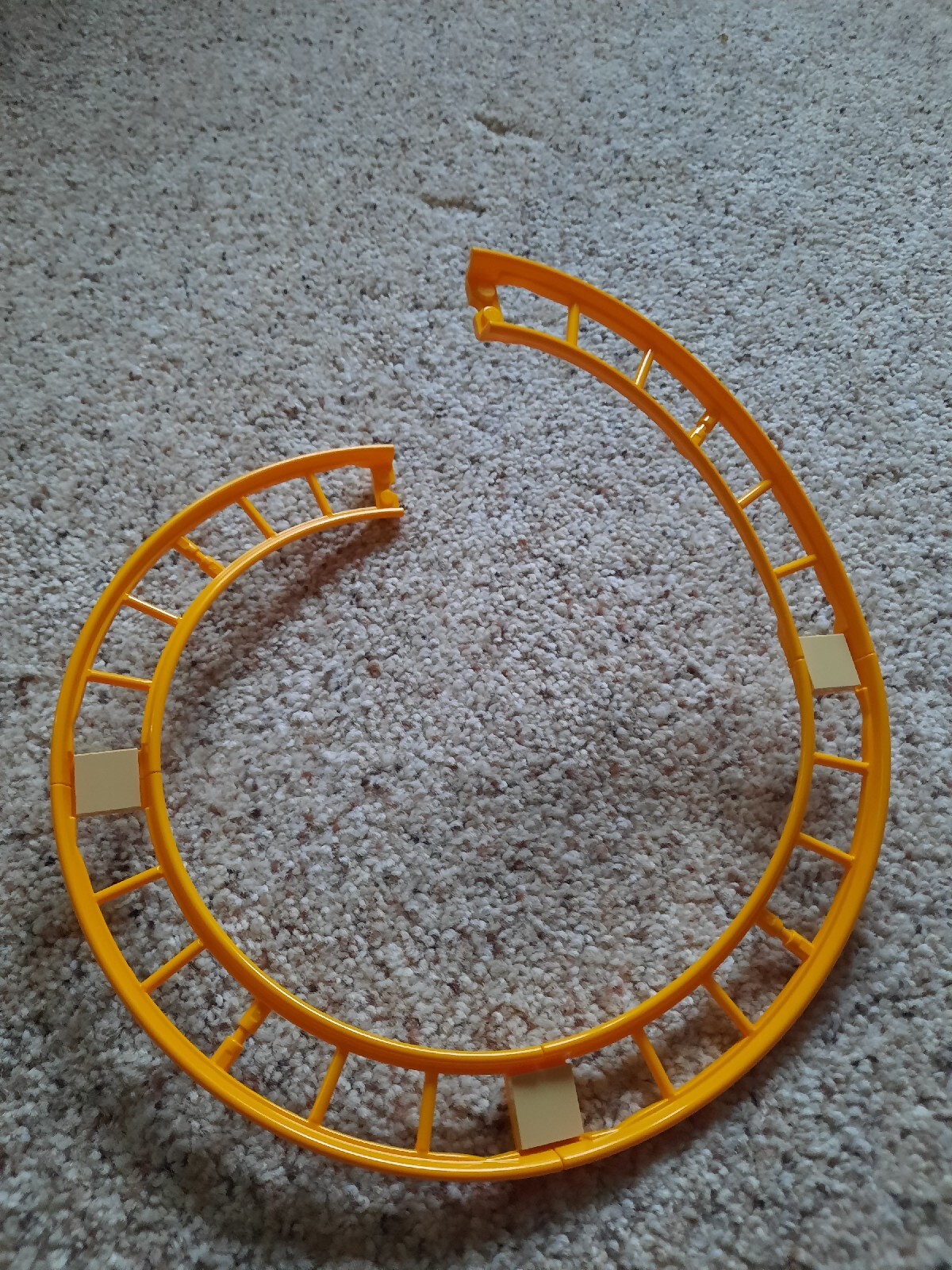 LEGO RAIL 13X13X3 1/3, 1/4 full CIRCLE X4 pieces, train track, roller ...