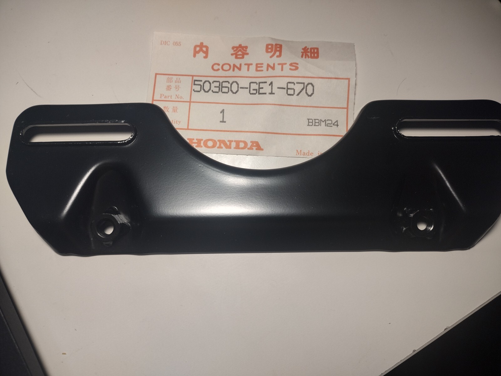 Honda 50360-GE1-670 Number Plate Bracket CH80 A CH80 AC (1985-1988) NOS Vintage for sale online ...