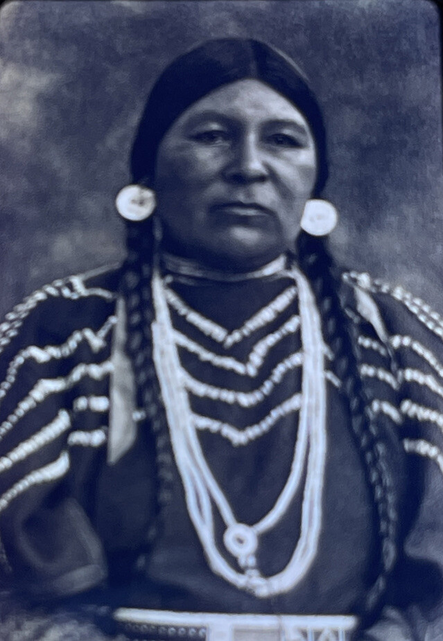 1293 Edward Curtis “Woman” Cayuse Native American 35mm Art Slide | eBay