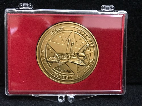 NASA Space Shuttle Columbia November 11 1982 Commemorative Mission Coin ...