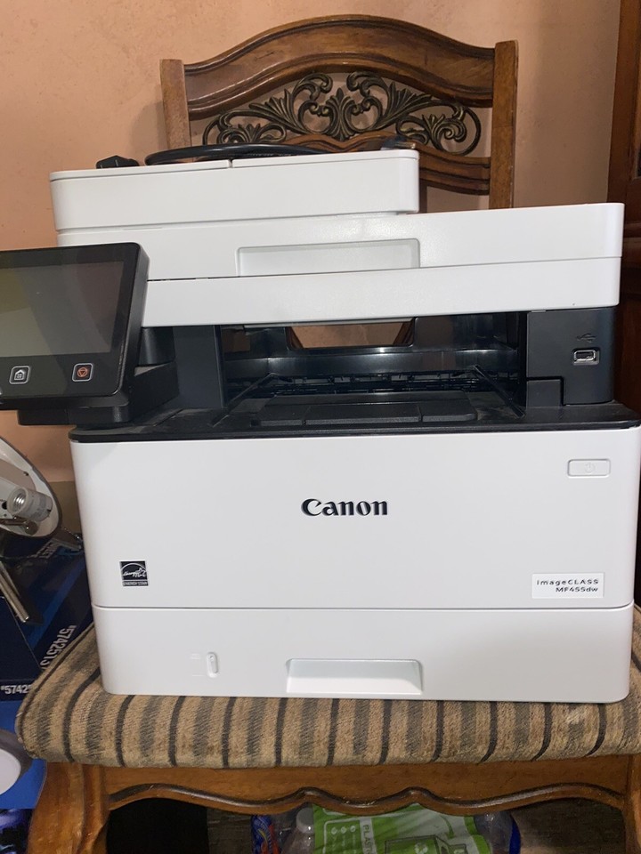 Canon imageCLASS MF455DW Monochrome Wireless All-In-One Laser Printer ...