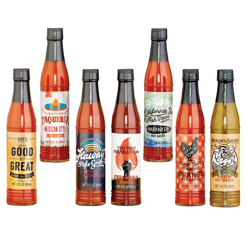 Food Truck Hot Sauce Sampler - Set of 7 Bottles 732346468458| eBay
