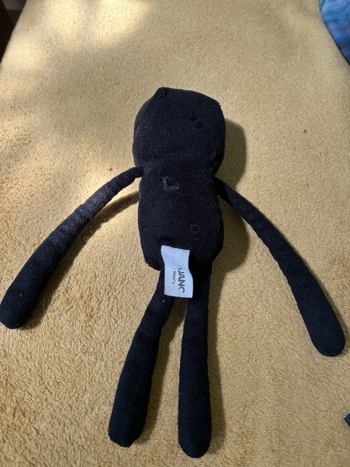 Minecraft Mojang 2013 10" Enderman Stuffed Plush Doll Toy In Black And ...
