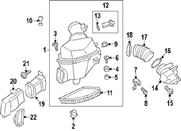 BMW 11617535849 GENUINE OEM INTAKE DUCT SCREW (*21) | eBay