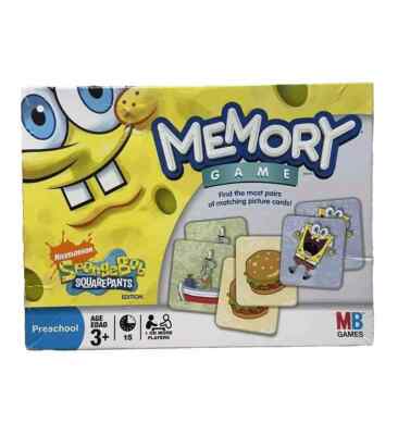 Spongebob Squarepants Memory Game 2008 Milton Bradley | eBay