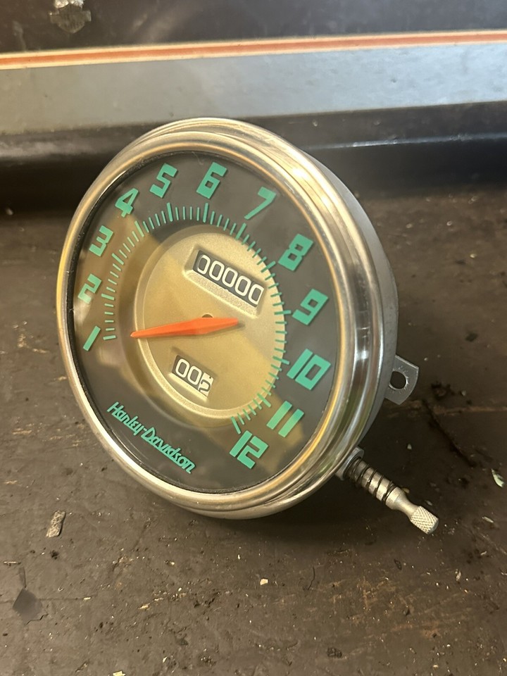Harley OEM Panhead Hydra Duo Glide 1956-1961 (RESTORED) Speedometer | eBay